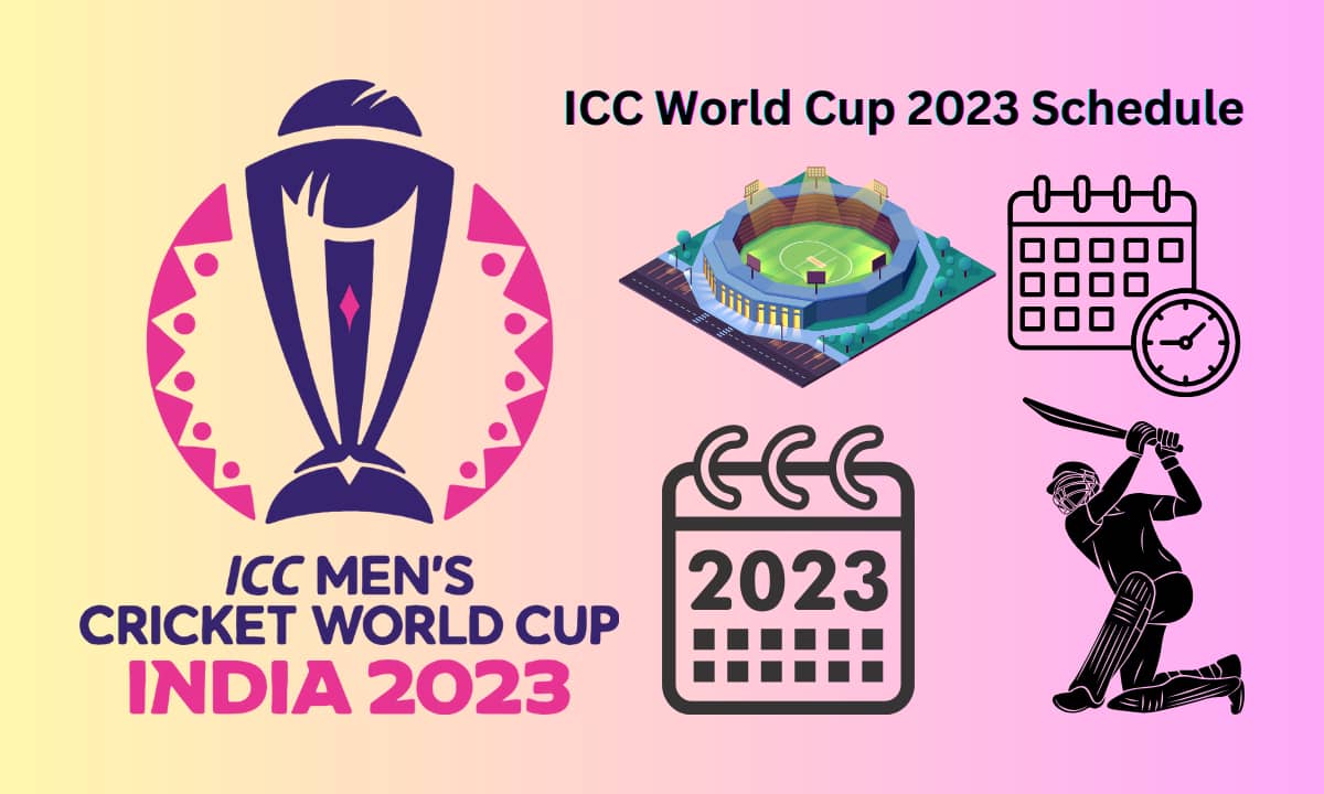 Icc World Cup 2023 Schedule Full List Of Matches Start Date Timings